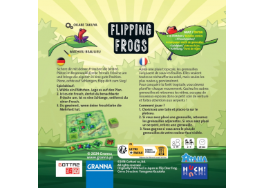 Jeu en famille : Flipping Frogs - Jeu de société par Atalia